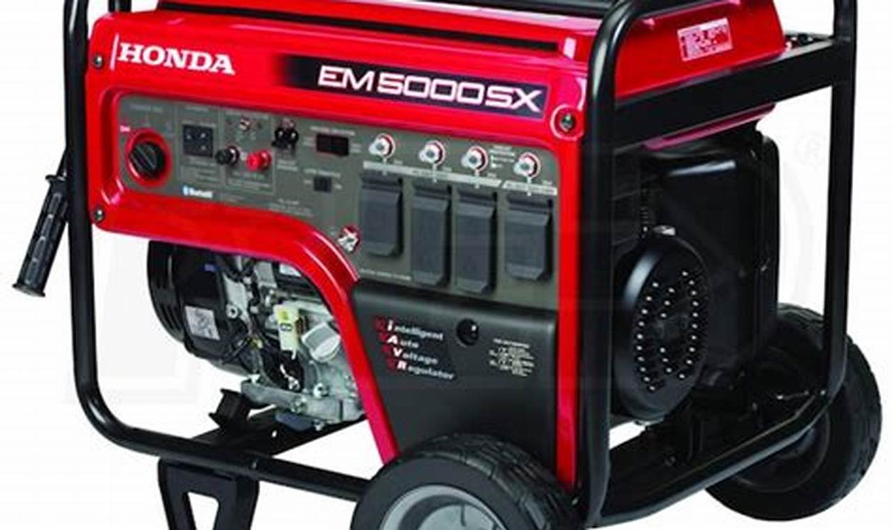 Best Honda Electric Start Portable Generators & Reviews