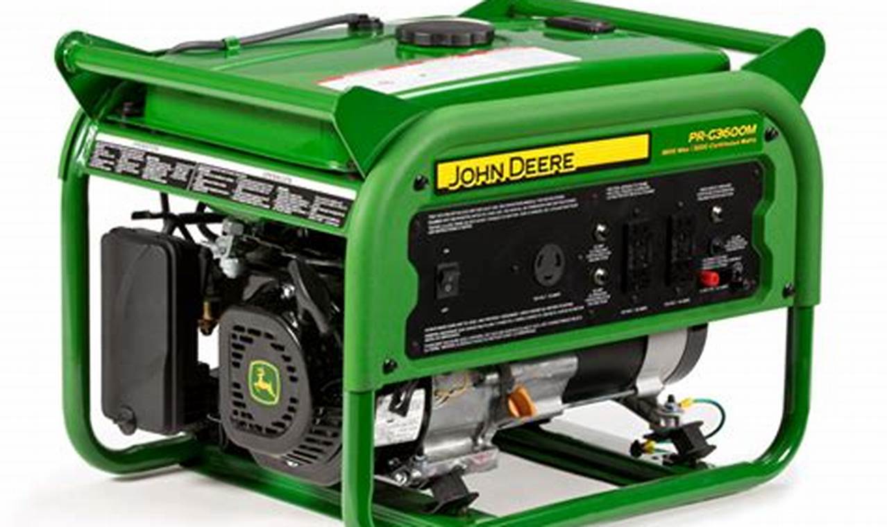 Best Portable John Deere Generators: Guide & Review