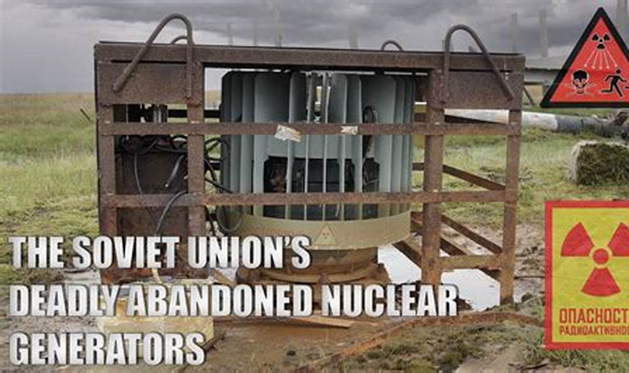 Soviet Portable Nuclear Generators: A Cold War Legacy