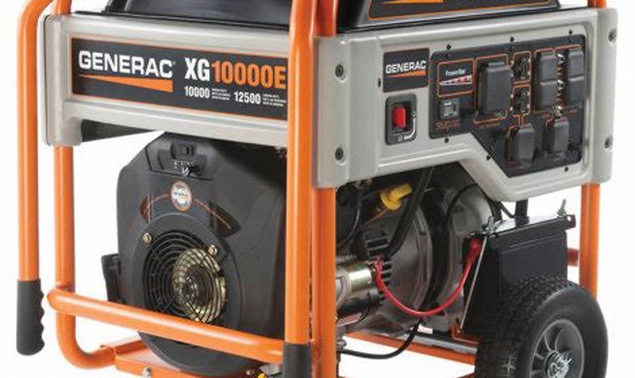Powerful Generac 10000 W Portable Generators