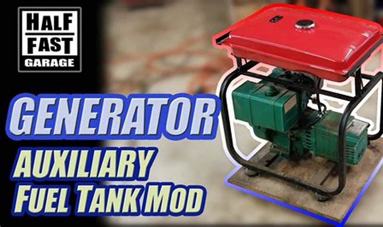 Best Auxiliary Gas Tanks for Portable Generators