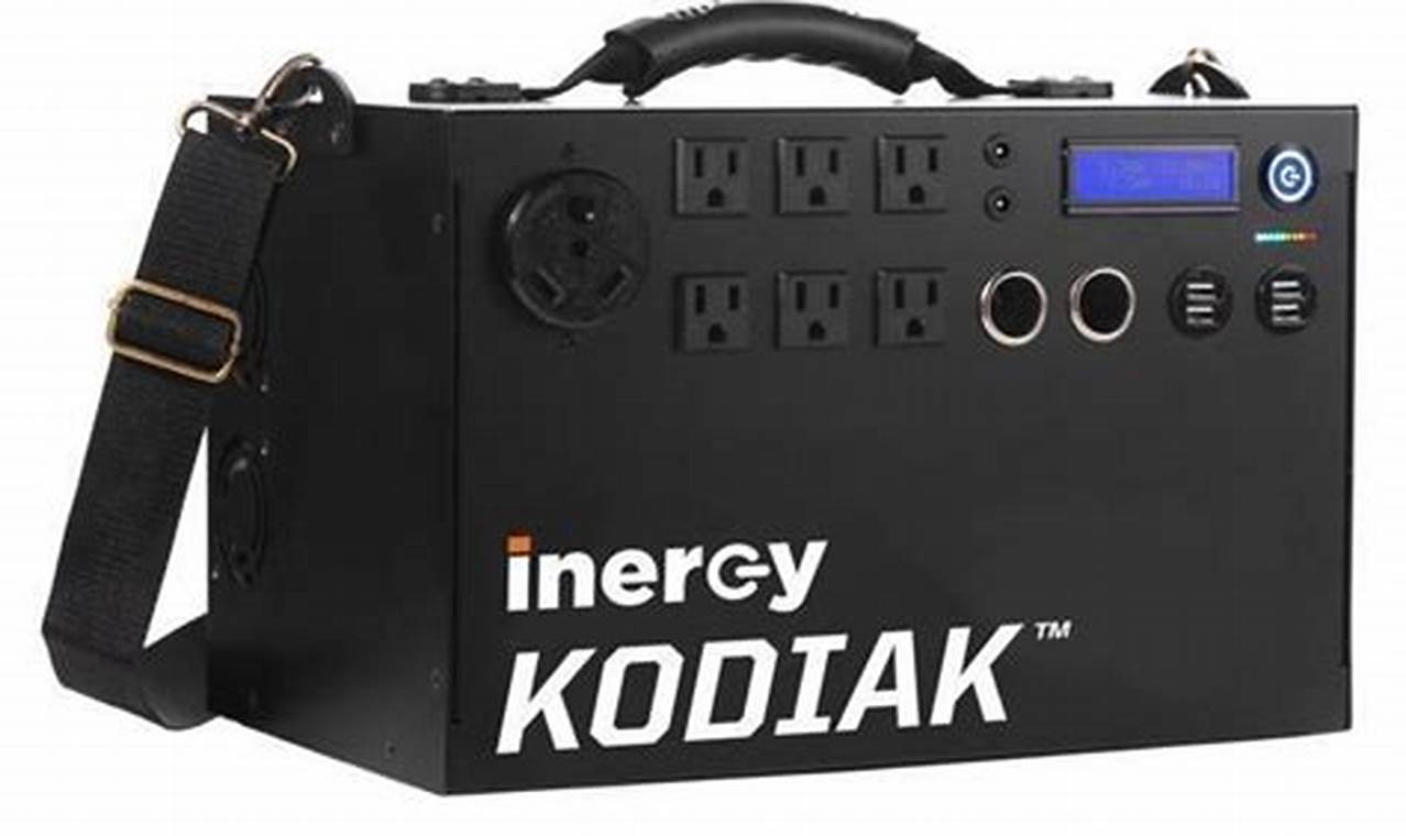 Best Inergy Kodiak Portable Solar Generator Review