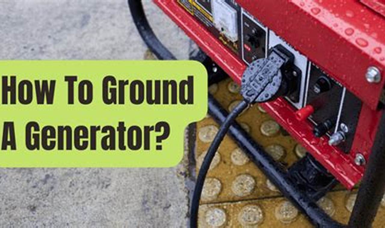 Portable Generator Grounding: Essential or Not?