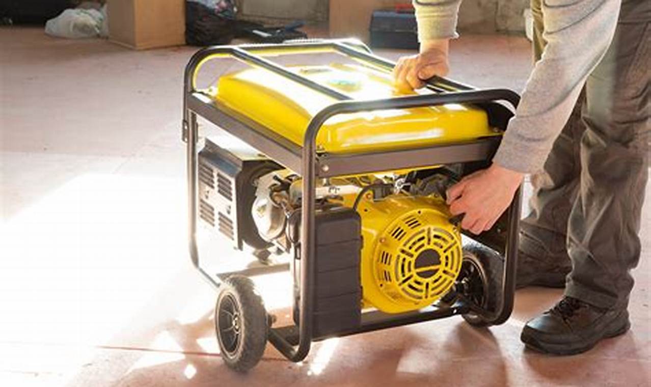 Setting Up A Portable Generator