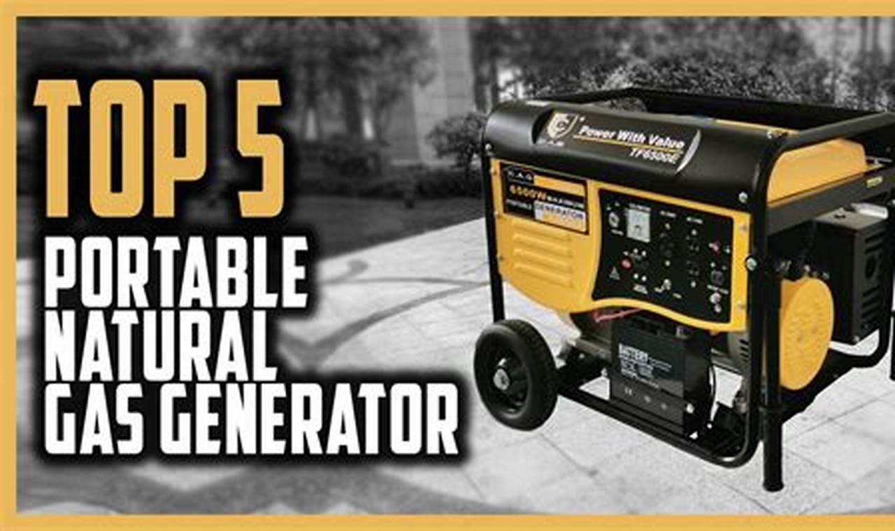 Best Portable CNG Generators: Power On the Go
