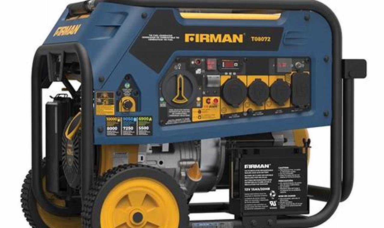Top Firman Portable Generator Reviews & Comparisons