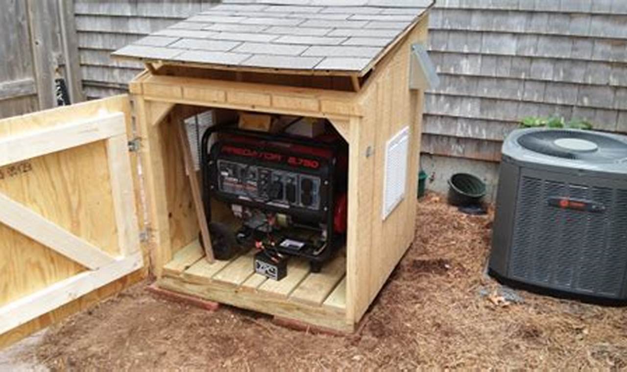 Safe Portable Generator Outdoor Storage Tips