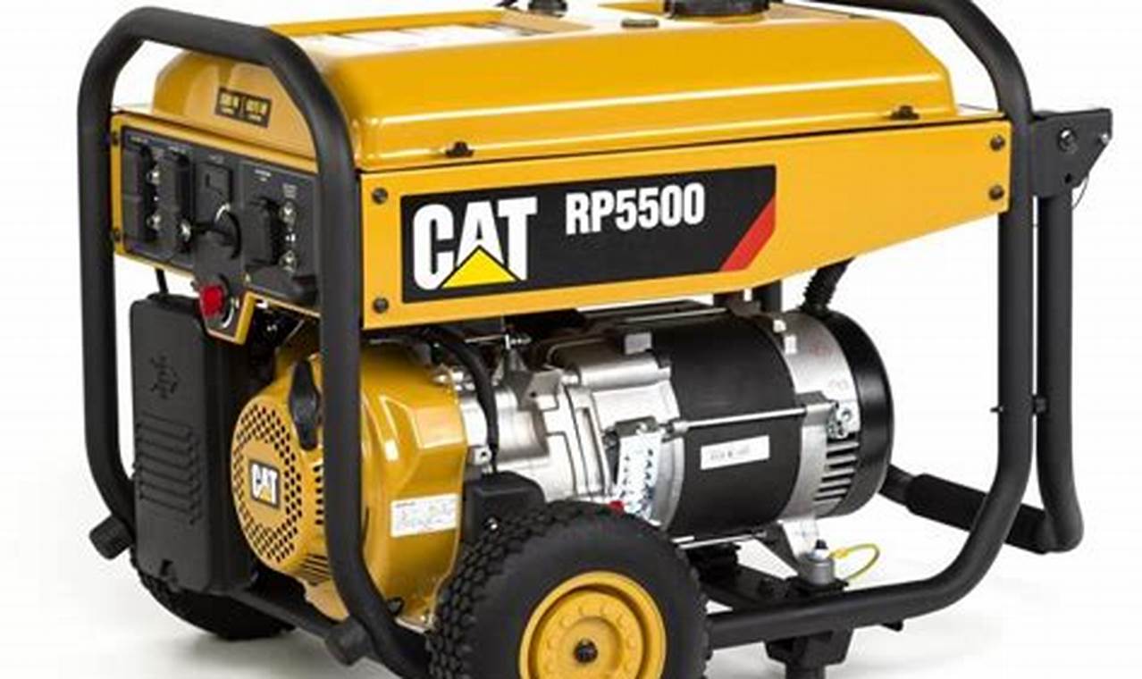 Reliable Cat 5500 Portable Generator: Powering You On