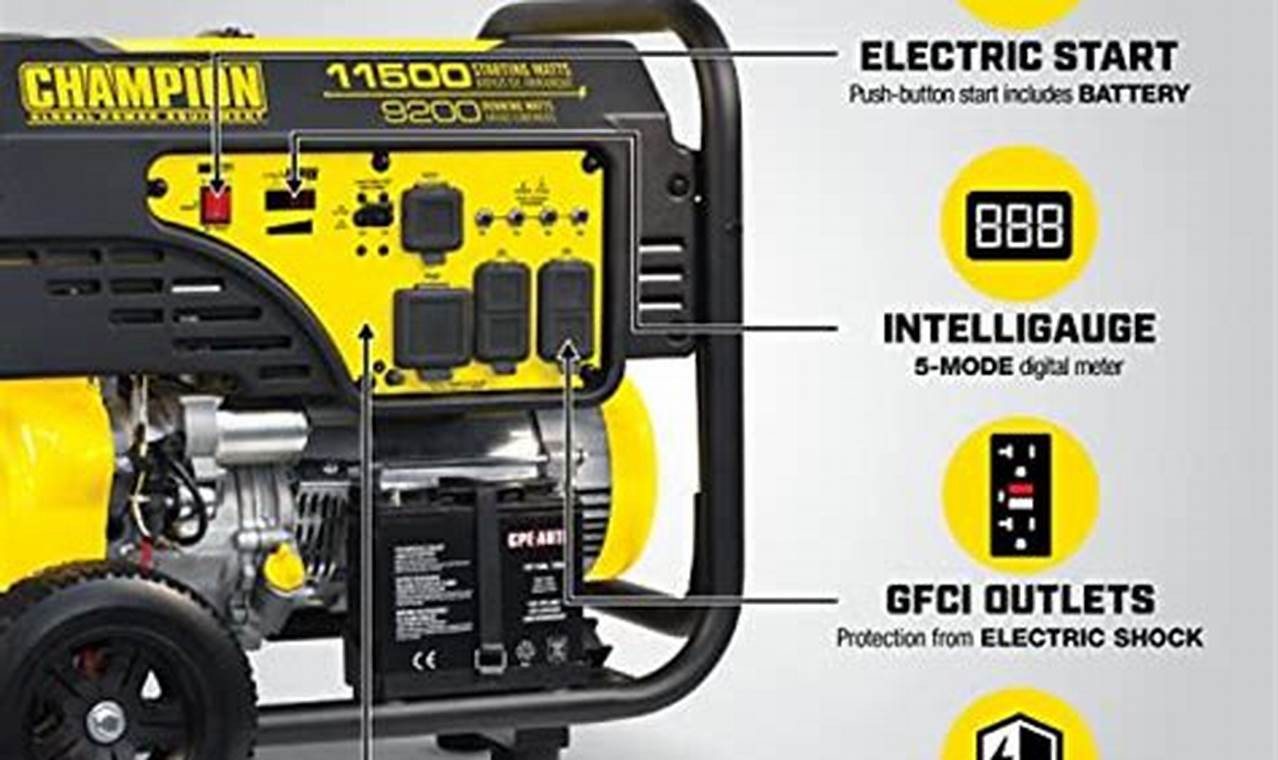 Top Champion Portable Generators Electric Start Deals