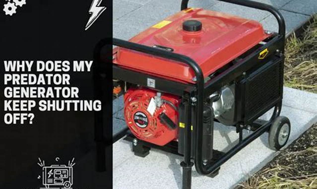 Fix Portable Generator Shutdowns: Troubleshooting Guide