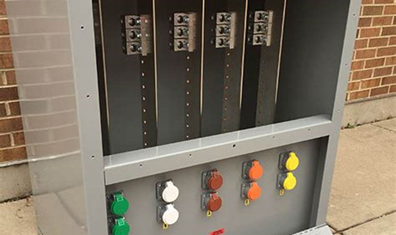 Portable Generator Connection Cabinet