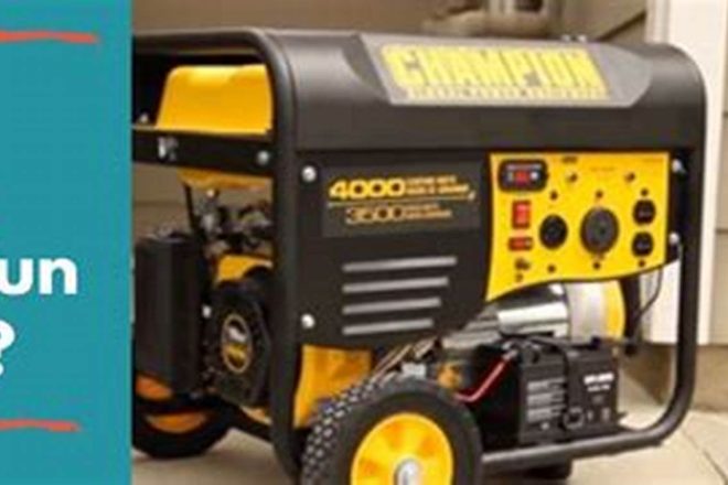 Best Harbor Freight Generators: Portable Power