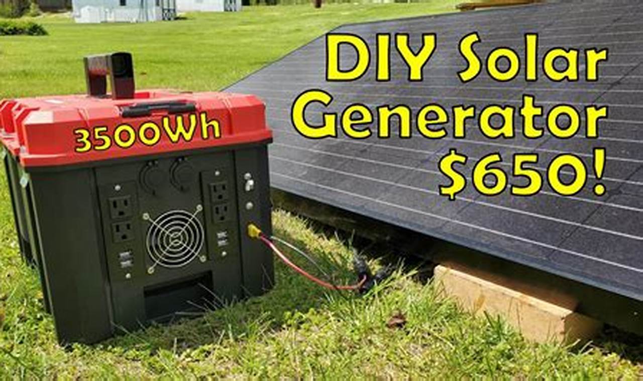 DIY Portable Solar Generator: A Step-by-Step Guide