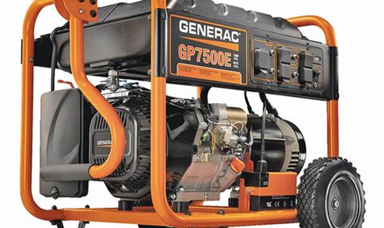 Powerful Generac 7500E Portable Generator: Review & Guide