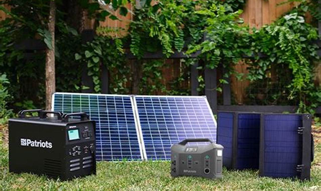 Rent Portable Solar Generators: Power Off-Grid