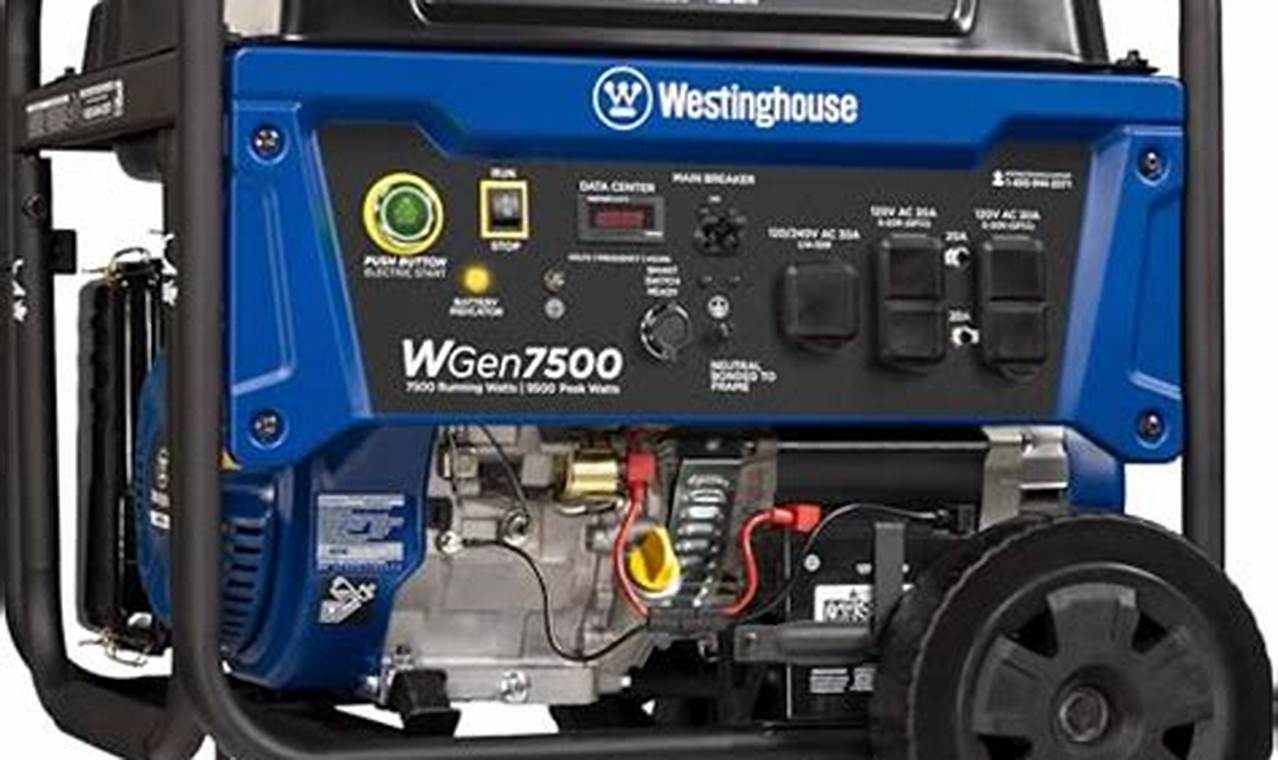 Powerful Westinghouse 7500/9000 Generator Review