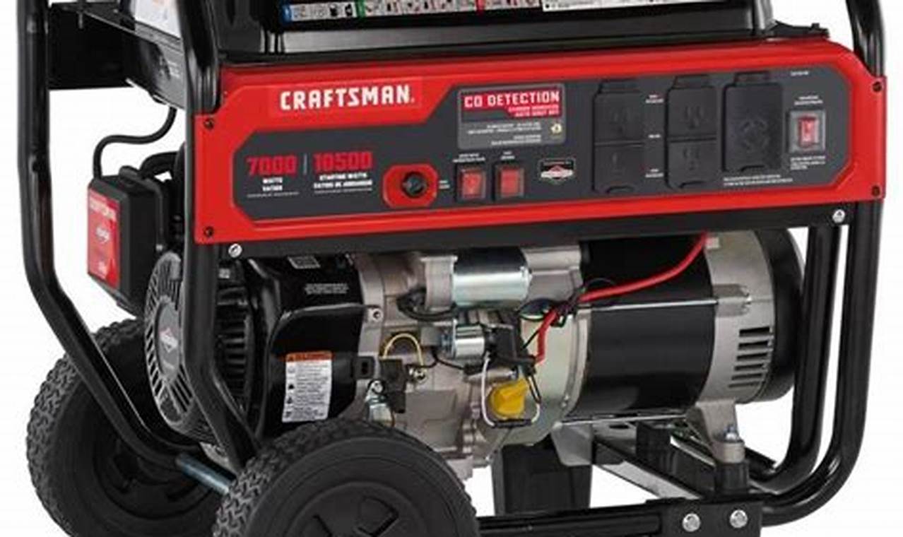 Top-Rated Craftsman Portable Generators for 2024