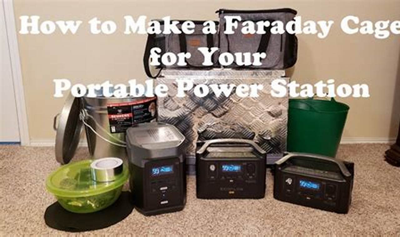 DIY Faraday Cage for Portable Generator Protection