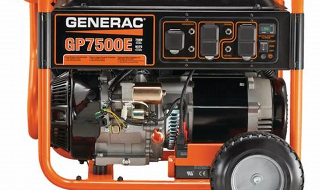 Best Generac 7500 Portable Generator: Guide & Review