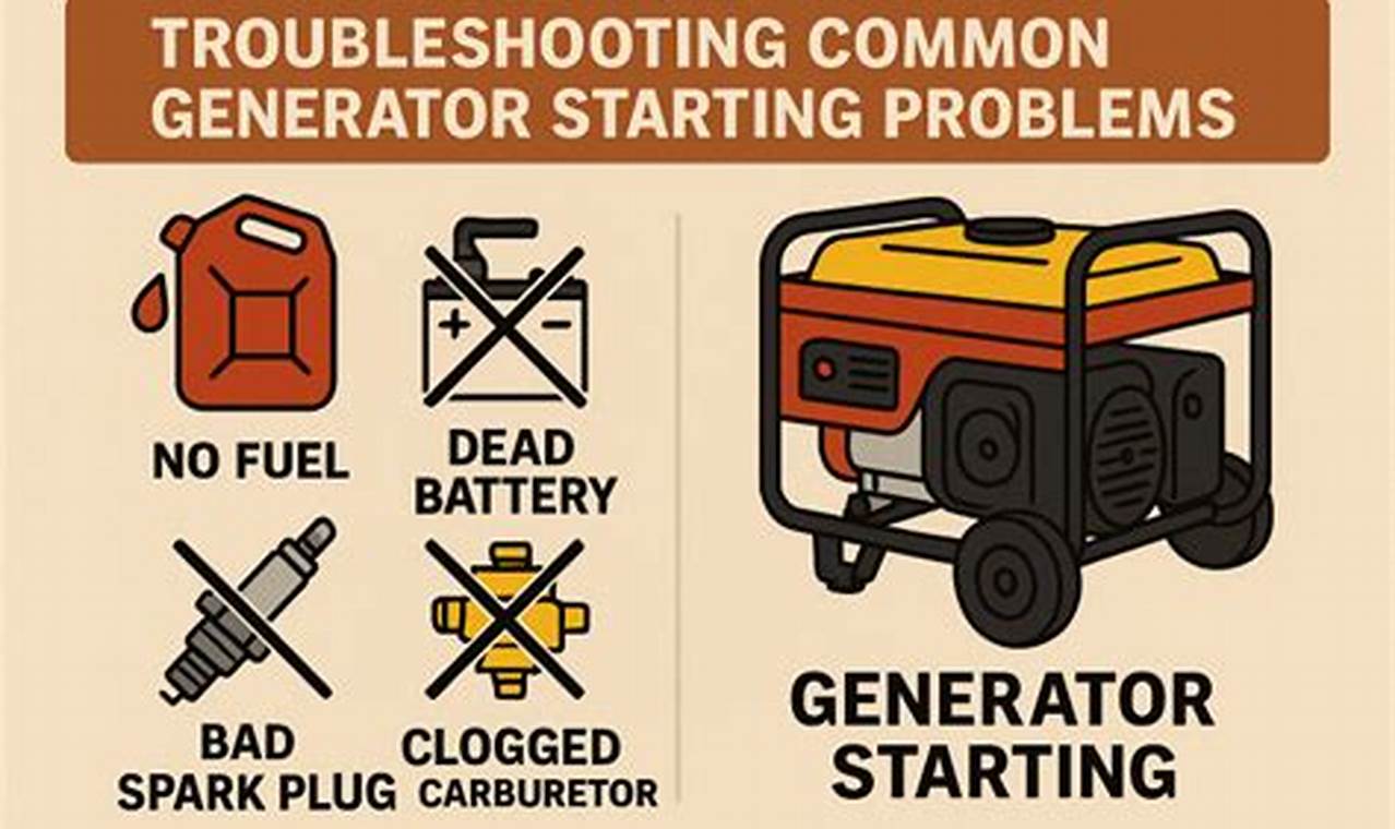 Fix Portable Generator Starting Problems: Troubleshooting Guide